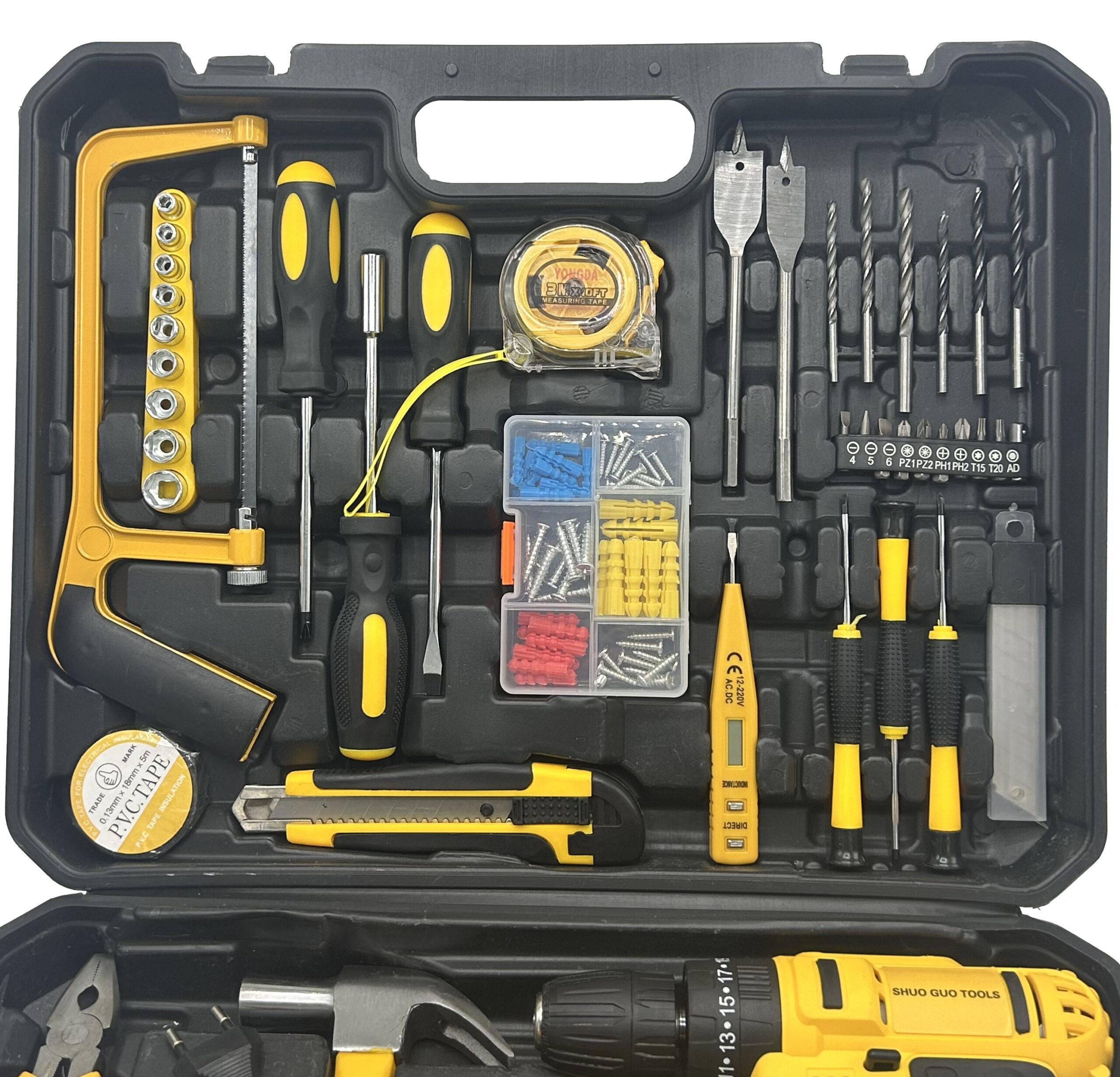 Trapan me Bateri - Set me 45 Pjese - Buzi Store