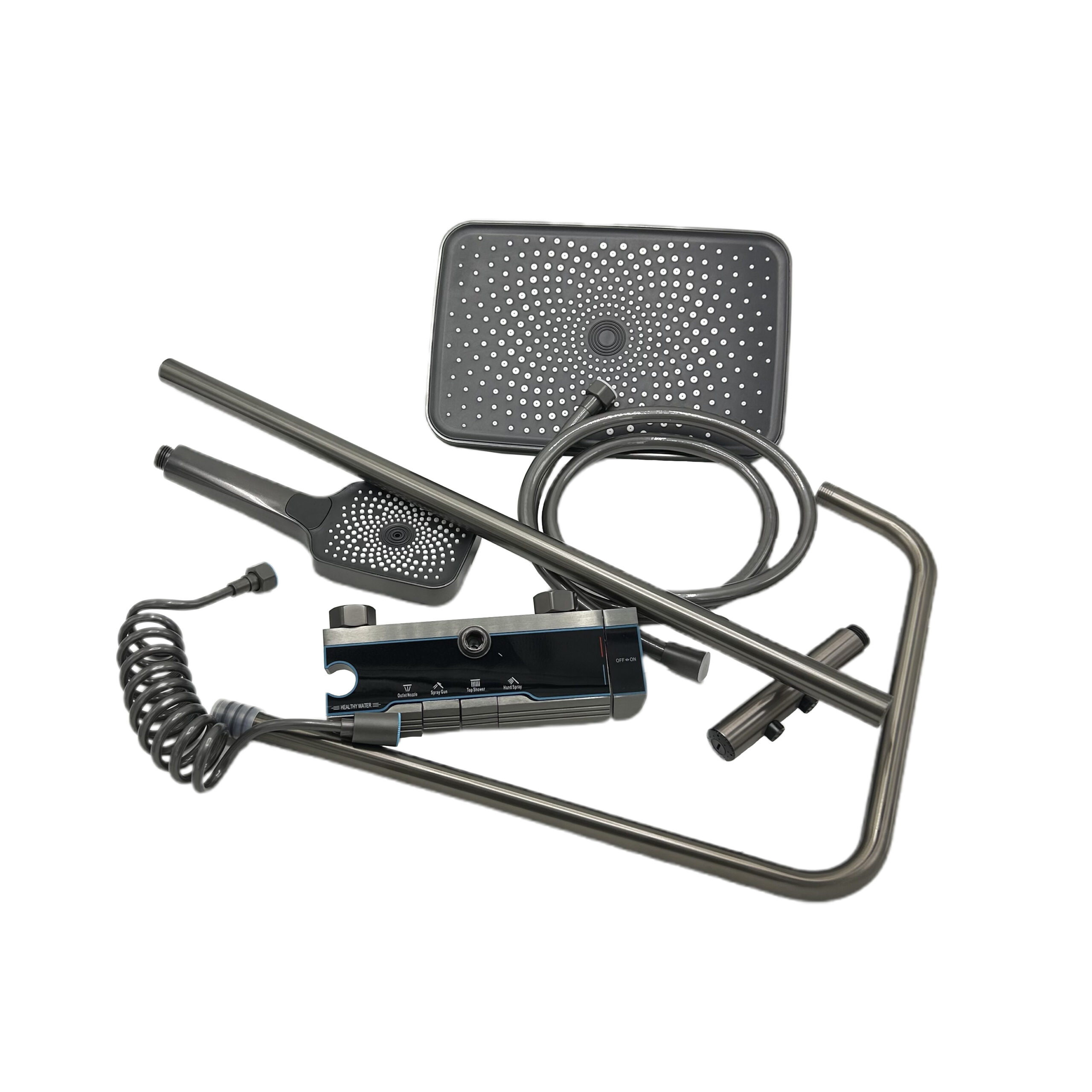 Grup Dushi (4n1) me Panel Kontroll - Luksoz - Buzi Store